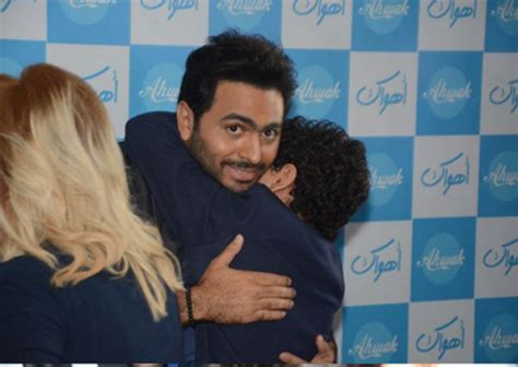 بالصور زحام رهيب في العرض الخاص لفيلم تامر حسني أهواك جي بي سي نيوز