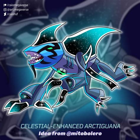 Celestial Enhanced Arctiguana By Caiohsf On Deviantart Ben 10 Comics