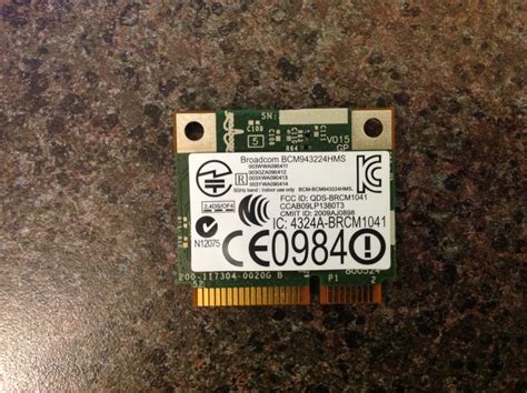 Wifi Broadcom Card Binary Impulse