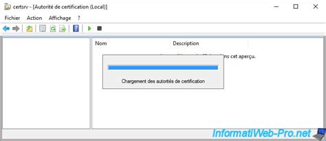 Installer Et Configurer Une Autorité De Certification Ca Racine Et Une Ca Secondaire Sous