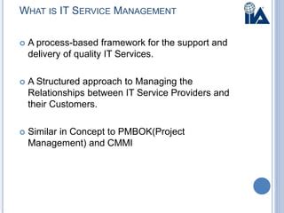 It Service Management PPTX
