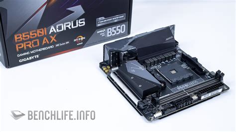 6 2 相供電設計的 Mini Itx 主機板，gigabyte B550i Aorus Pro Ax 開箱
