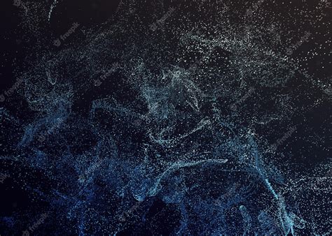 Premium Photo Abstract 3d Rendering Of Flying Particles