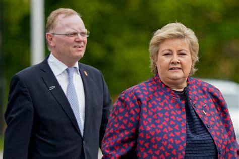 Erna Solberg Sindre Finnes Erna Solbergs Formue Faller Kraftig Igjen