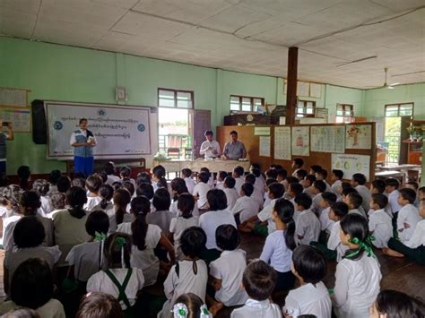 သံဖြူဇရပ်မြို့နယ်၌ သဘာဝဘေးအန္တရာယ်ဆိုင်ရာ အသိပညာပေးဟောပြောပွဲ ကျင်းပ Information And Public