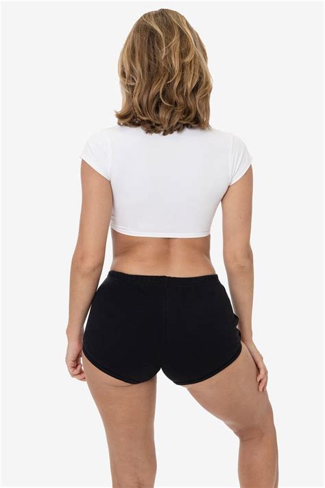 73001 Interlock Running Shorts Running Shorts Women Short Sleeve Cropped Tee Running Shorts