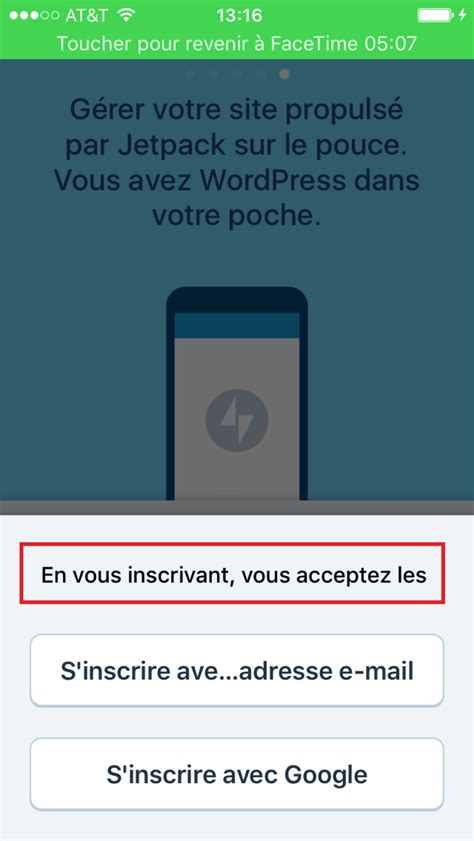 Localized Terms Of Service Text Cut Off In French · Issue 9873 · Wordpress Mobilewordpress Ios