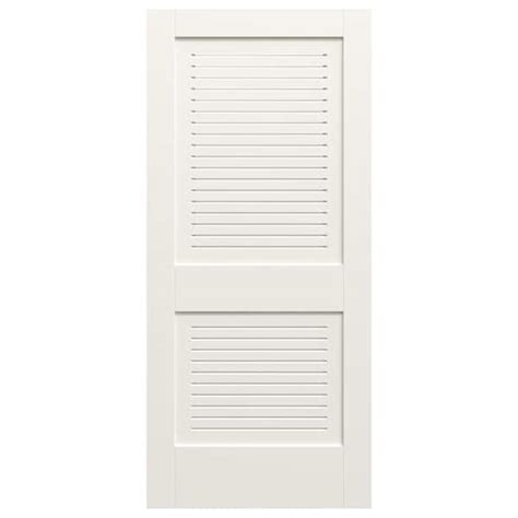 Jeld Wen 36 In X 80 In 2 Panel Solid Core White Primed Mdf Wood