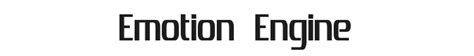 Emotion Engine Font Download Fonts4free