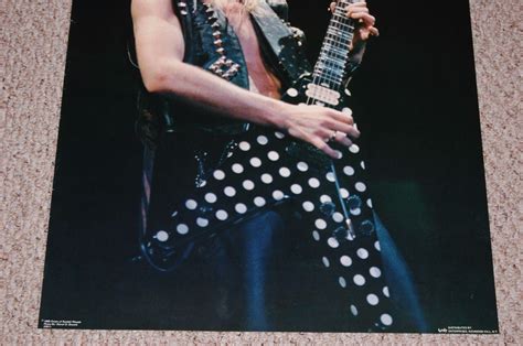 Randy Rhoads Polka Dot Flying V Concert Poster 1985 Funky Ozzy Diary Of