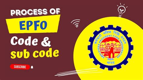 How To Get Pf Registration Code And Sub Code Epfo Code Subcode