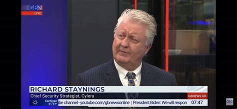Gb News Richard Staynings On Gb News National Tv Friday 18th March