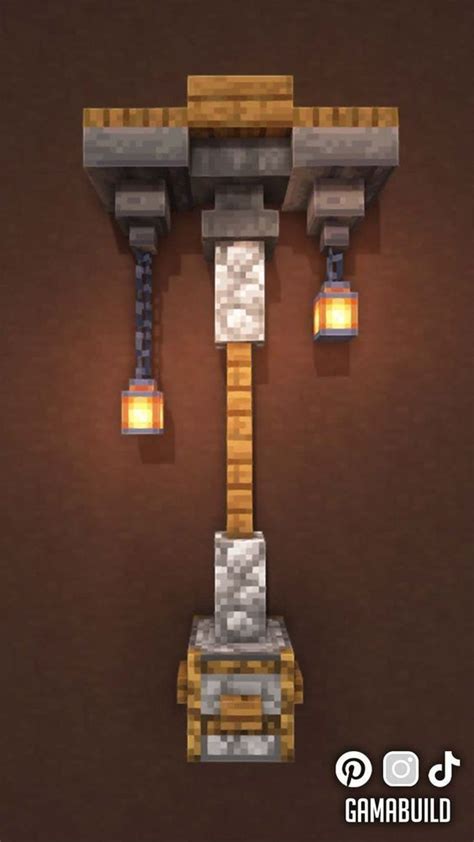 Minecraft Lamp Post Aesthetic Design Creation Build Idea Tutorial Artofit