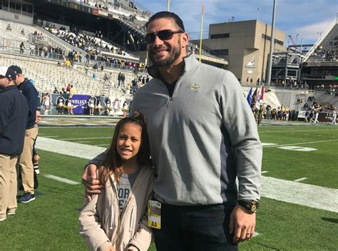 Joe Anoai Aka Roman Reigns With His Daughter Joelle Anoai At Georgia