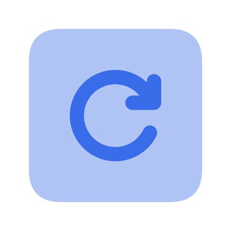 Rotate Arrow Generic Blue Icon