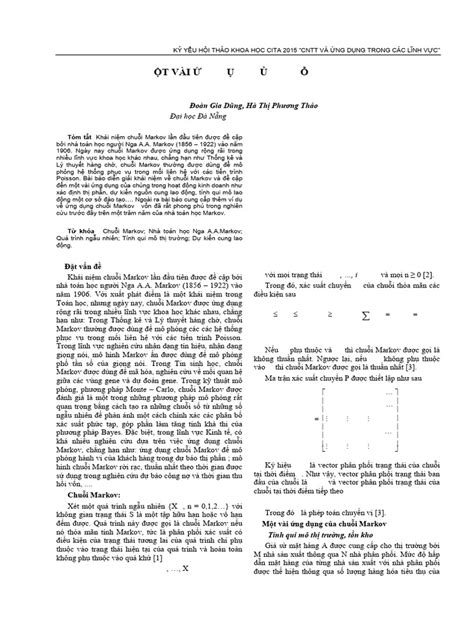 markov pdf