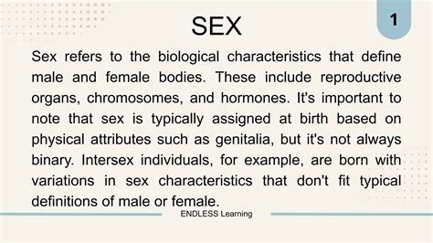Presentation On Sex Gender Sexual Division Of Labour Pptx