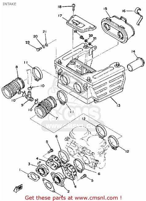 Yamaha Xs500 1978 Usa Intake Buy Original Intake Spares Online