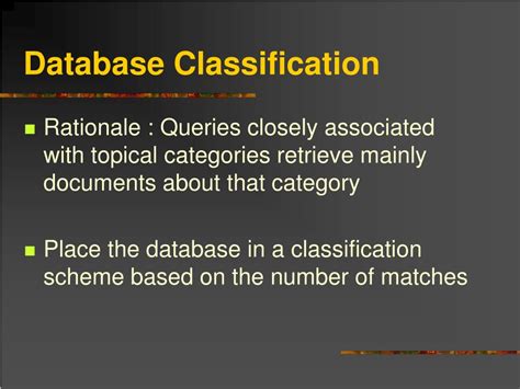 Ppt Efficient Database Selection And Content Summary Construction For