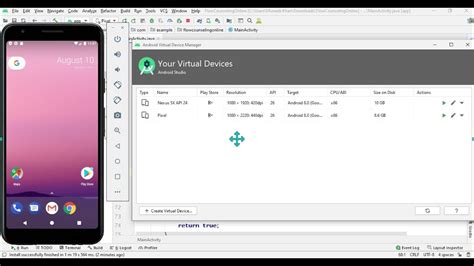 Android Studio Emulator Manager Dpdax