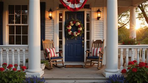 Fourth Of July Front Porch Decor Ideas Patriotic Pizzazz For Your Entryway