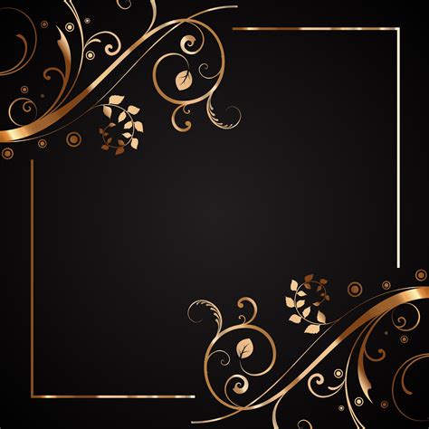 Черно золотой фон 64 фото