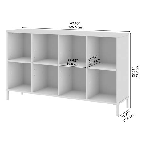 Bush Furniture Soho 8 Cube Organizer In Black