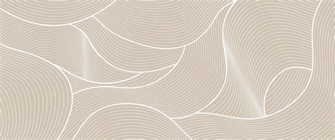 Abstract Line Art Background Minimalist Pencil Hand Drawn Contour Doodle Scribble Curve Lines