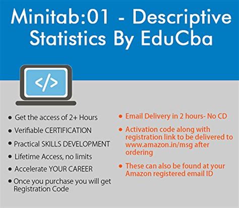 Minitab 01 Descriptive Statistics By Educba Email Delivery In 2