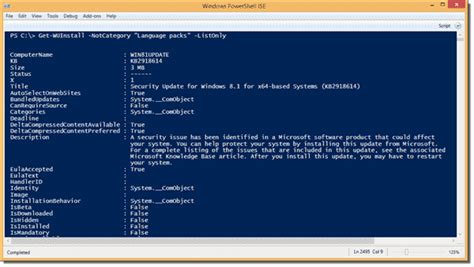 Update Windows With The Powershell Module Pswindowsupdate 4sysops