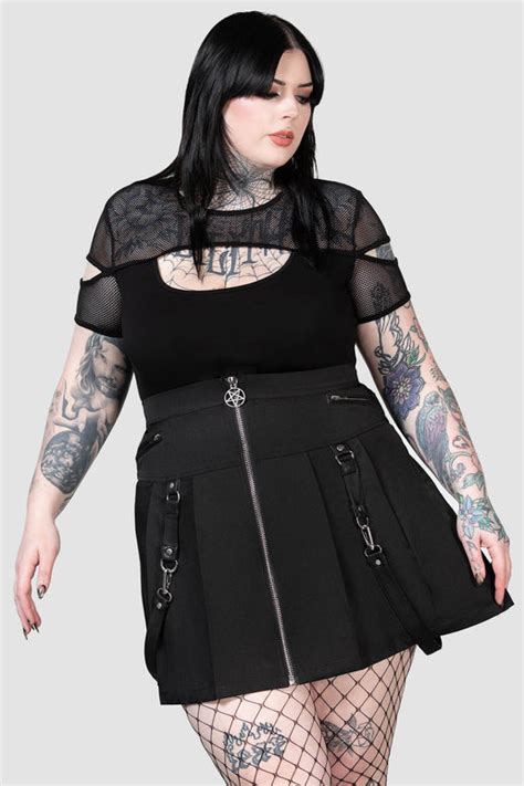 Plus Size Mini Skirts Killstar