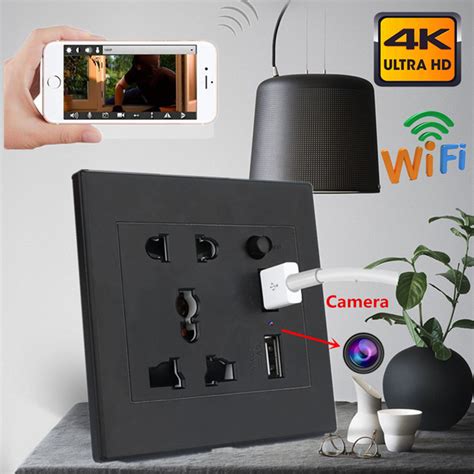 4k Wall Outlet Hidden Camerawall Outlet Spy Camerapower Outlet Hidden