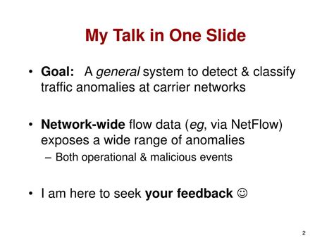 Ppt Mining Anomalies In Network Wide Flow Data Powerpoint Presentation Id 4211812
