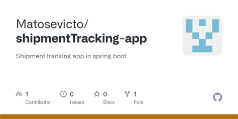 Github Matosevictoshipmenttracking App Shipment Tracking App In