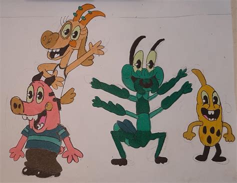 Ouan Pig Goat Banana Cricket By Caitimatt2004 On Deviantart