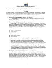 Understanding Causes Of Dissociation And Psychological Disorders Course Hero