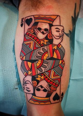 King Playing Card Tattoo
