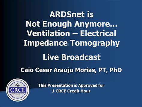 Ardsnet Is Not Enough Anymore Ventilation Electrical Impedance