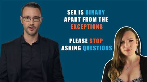 Conservative Man Tries To Define Sex As Binary And Immutable Fails