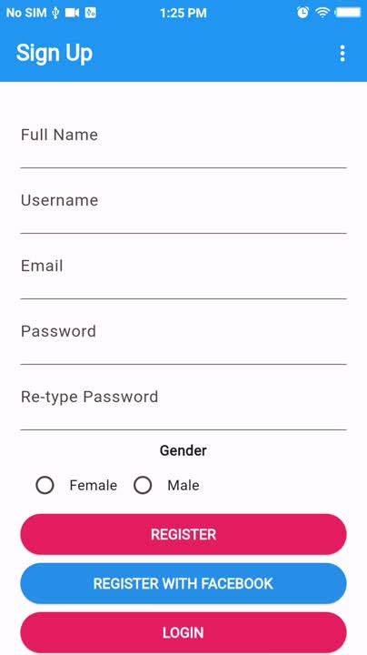 Abitha A On Linkedin Register Login Ui Flutterapp Flutterdesign