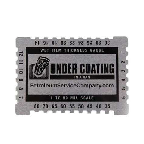 Wet Film Mil Thickness Gauge