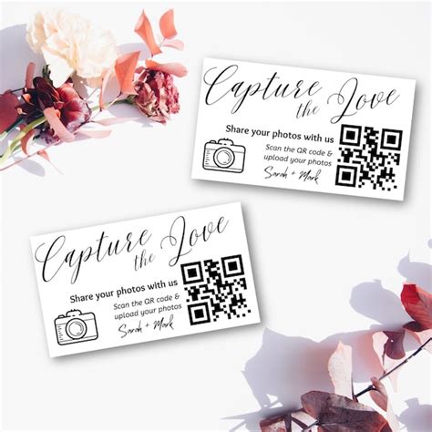 Qr Code To Share Pictures Etsy
