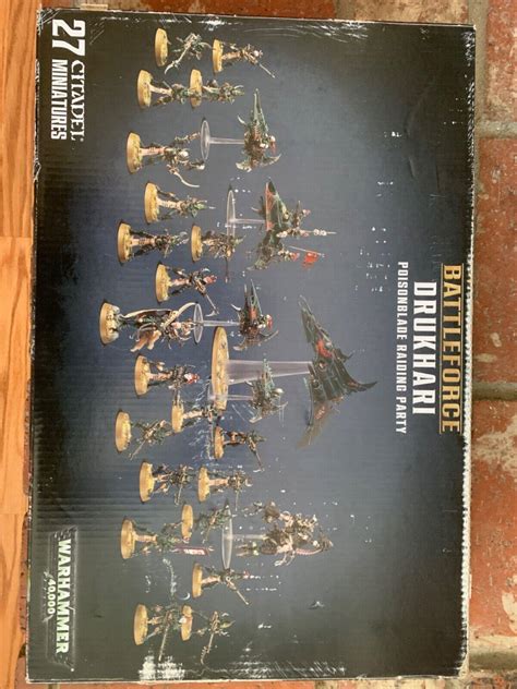 Gw Warhammer 40k Battleforce Drukhari Poisonblade Raiding Party Box