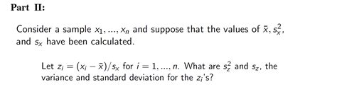 solved part ii consider a sample x1 xn and suppose