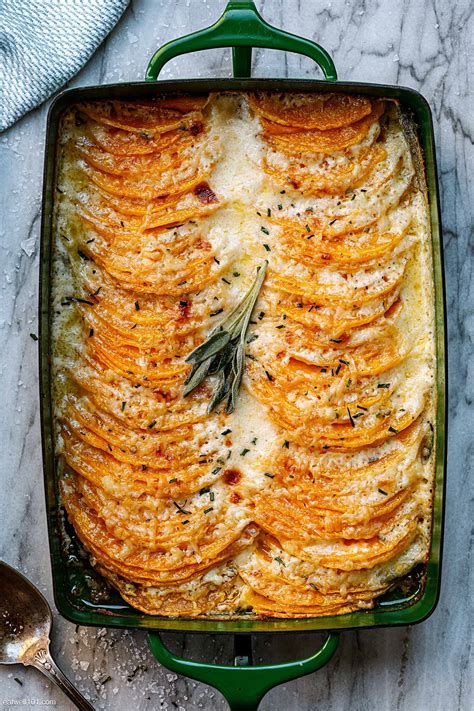Sage Butternut Squash Gratin Recipe How To Make Butternut Gratin