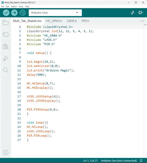 Arduino Tabs Code Breaking How To Use Multi Tab Sketch Electronics Tree