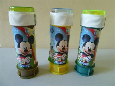 Disney Mickey Mouse Clubhouse 3 X Blow Bubbles Game In Lid £6 49 Picclick Uk