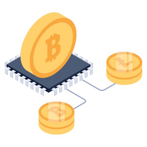 Blockchain Generic Isometric Icon