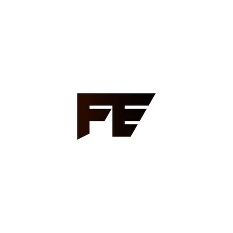 Premium Vector Creative Letter Fe Logo Design
