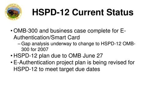 Ppt Homeland Security Presidential Directive 12 Hspd 12 Previously